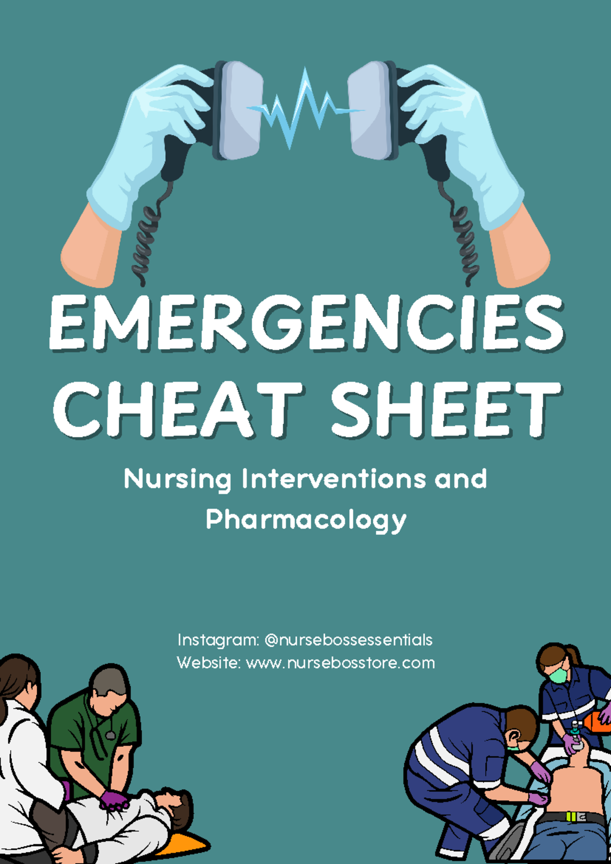 NUR 212 Emergency Nursing Interventions & Pharmacology Cheat Sheet ...