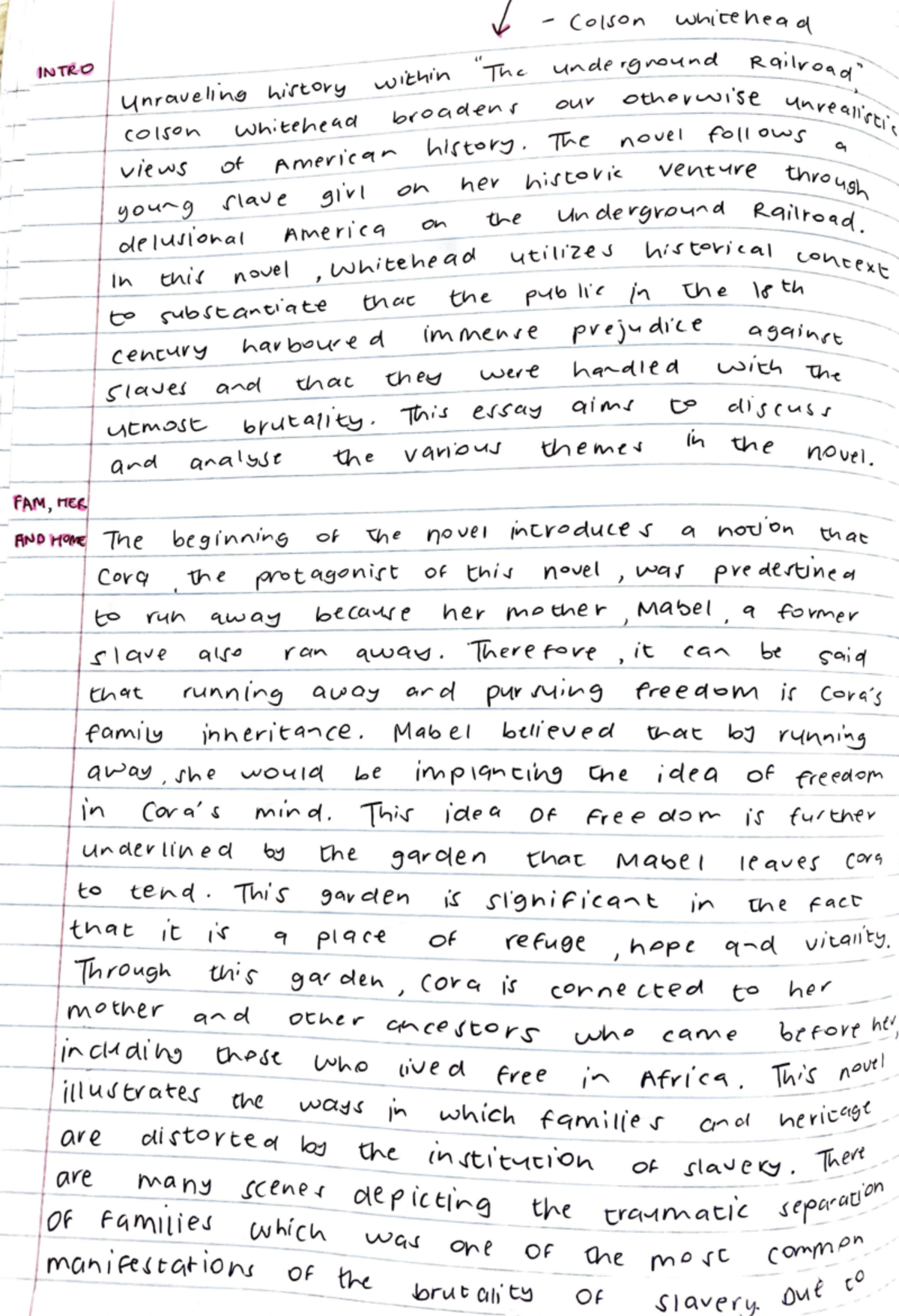 Final Exam Notes for History 101: The Underground Railroad - Studocu