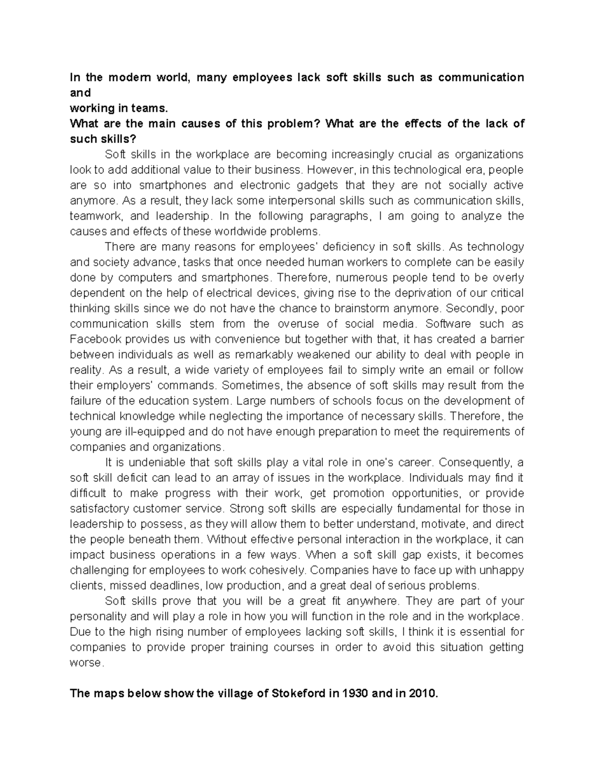 Soft Skills Deficiency: Causes & Effects in the Workplace - Writing 7 ...