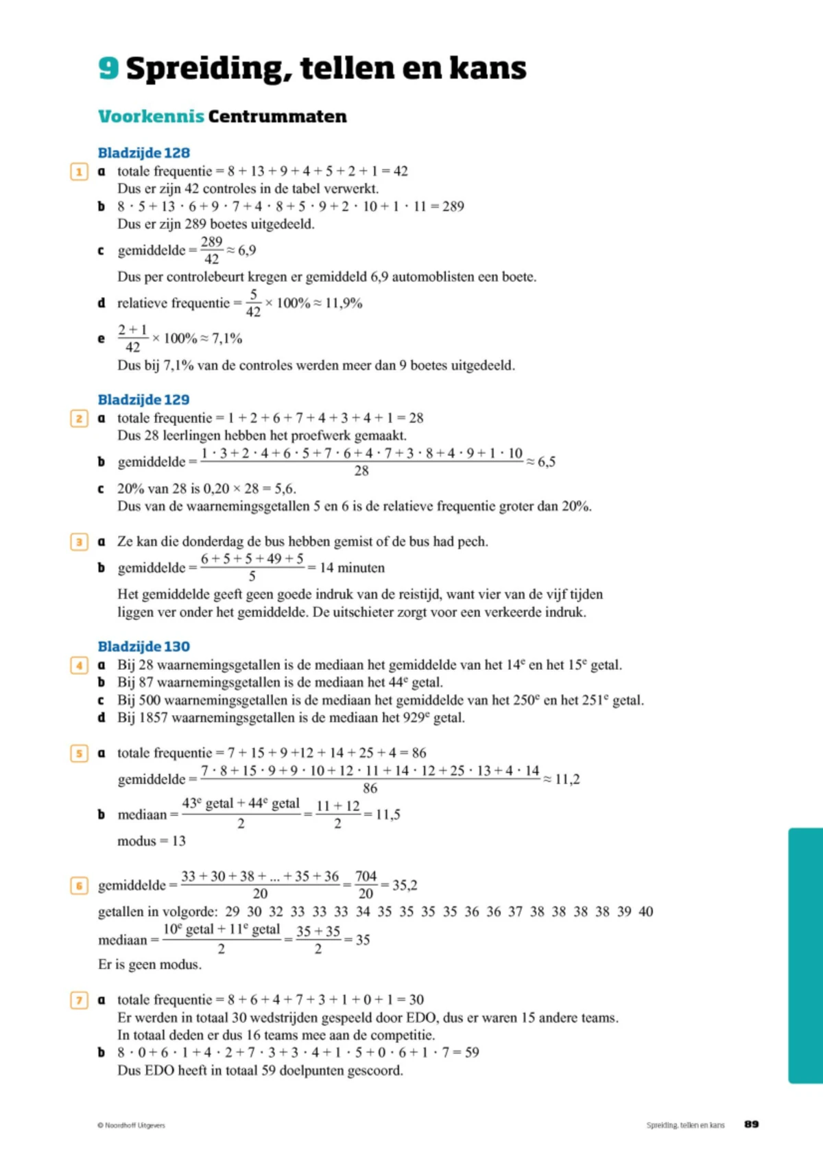 Wiskunde 3 havo - Antwoorden en uitwerkingen - Studeersnel