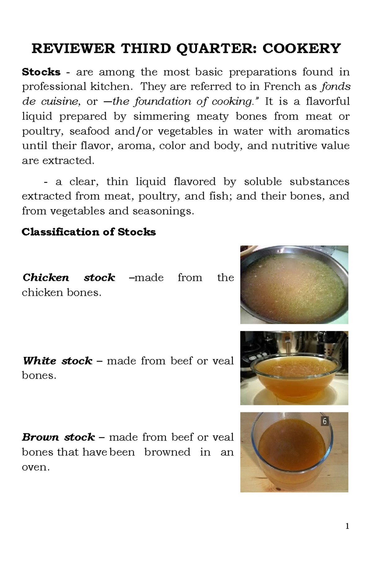 576063224 TLE 10 3RD Quarter Cookery Reviewer Guide - Studocu