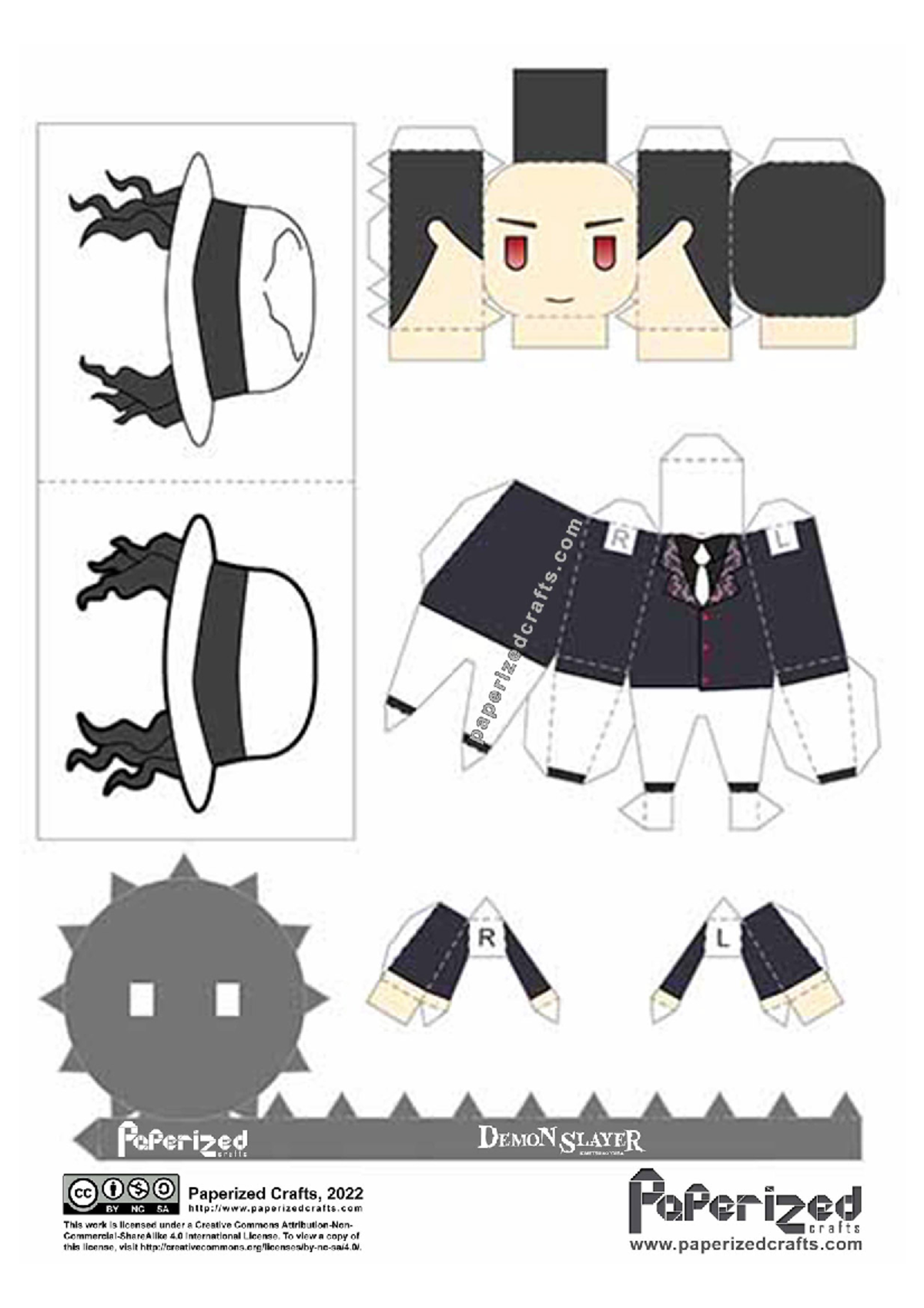 Demon Slayer - Muzan Kibutsuji Paperized - Fine Arts - R L PePerized ...