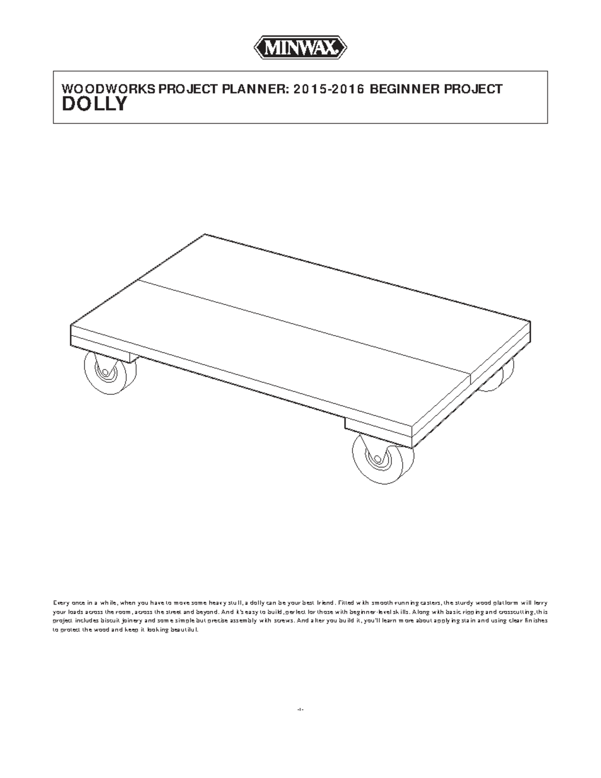 WOODWORKS PROJECT PLANNER: BEGINNER DOLLY BUILD GUIDE - Studocu