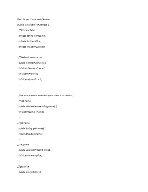 [Solved] 512 Online shopping cart Java Create a program using classes ...