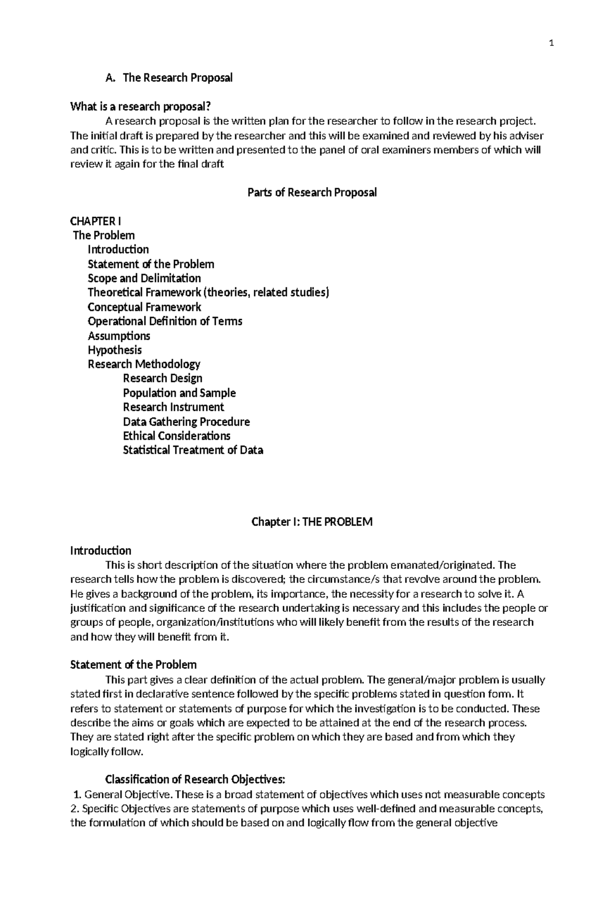 Lesson: Statement of the Problem & Scope/Delimitation in Research - Studocu