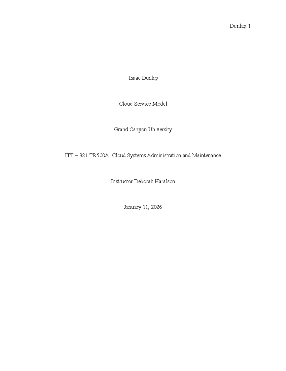 Cloud Service Models: IaaS, PaaS, SaaS for ITT 2026 - Studocu