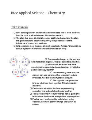 Chromatography Methods for BTEC applied science - Assignment 2C ...
