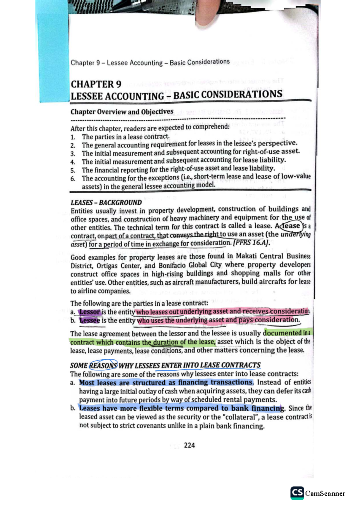 Chapter 9 - 11 Lessee Accounting: Key Concepts and Considerations - Studocu