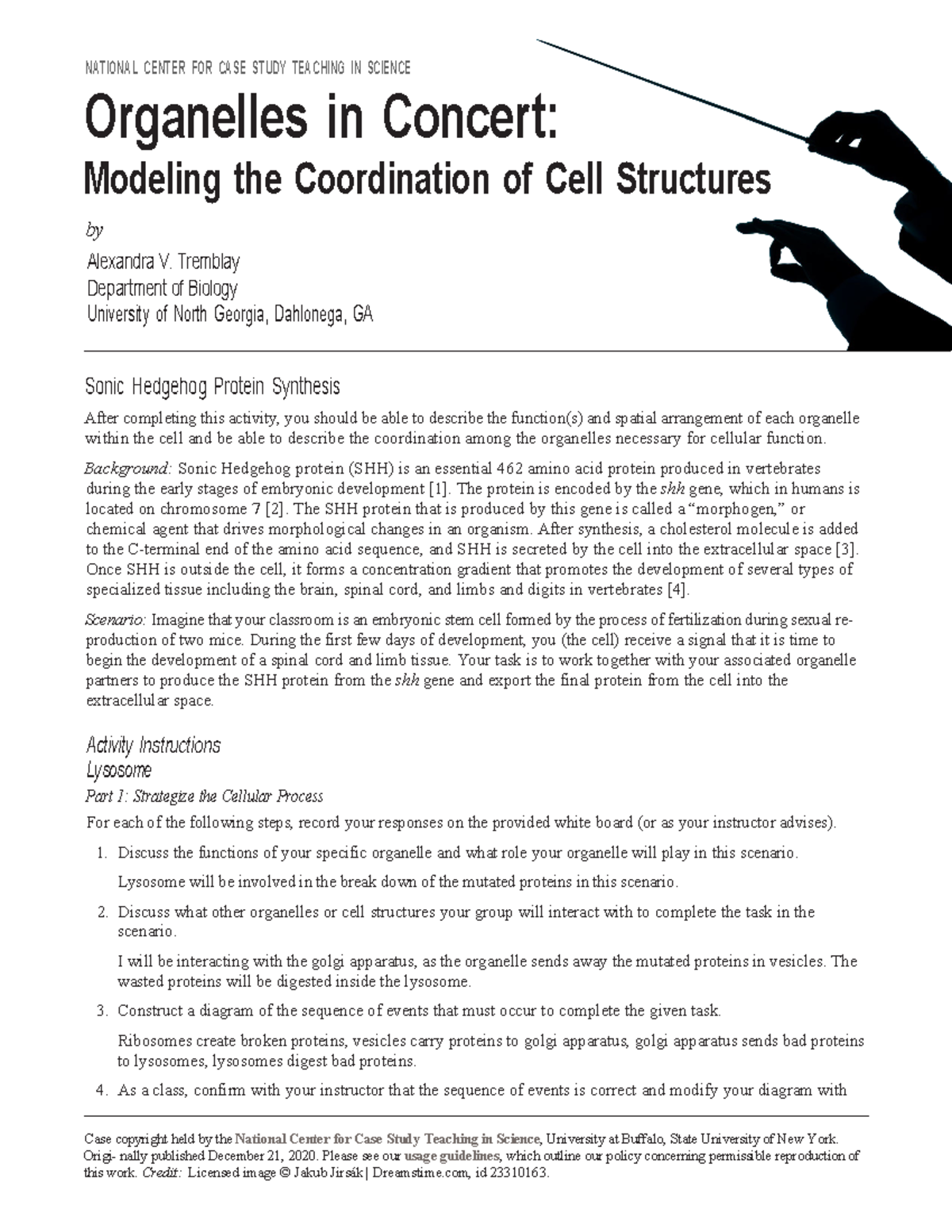 Organelles in Concert: Modeling Cellular Coordination (Biology 101 ...