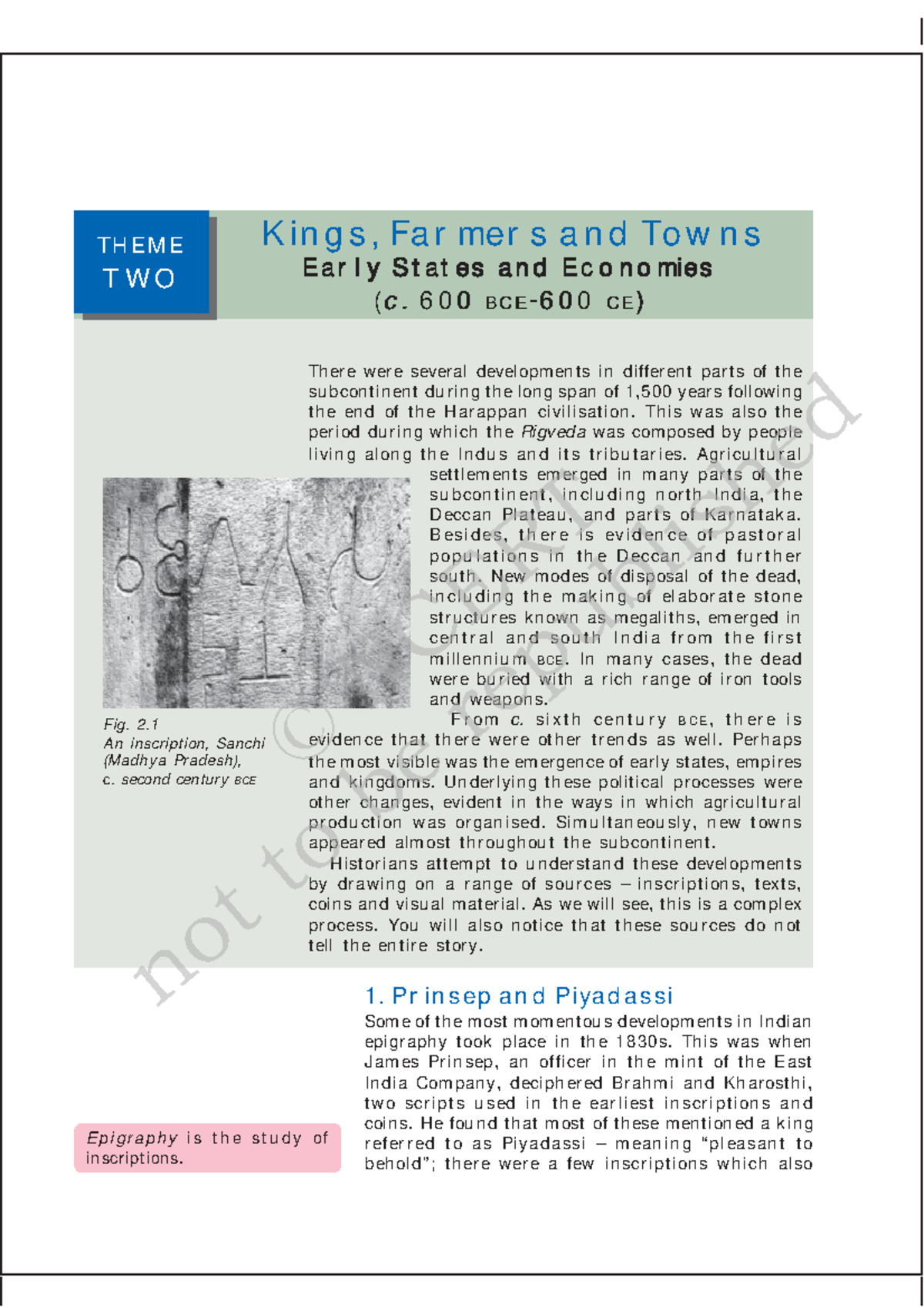 Lehs102 - Ncert based notes - 28 T HEMES IN INDIAN H ISTORY T HEME TWO ...