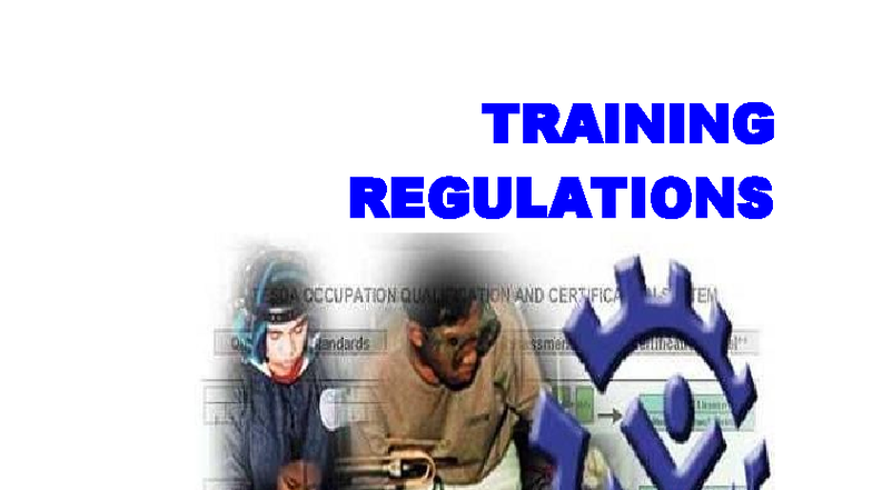 CSS NC II - Training Regulations for Computer Systems Servicing - Studocu
