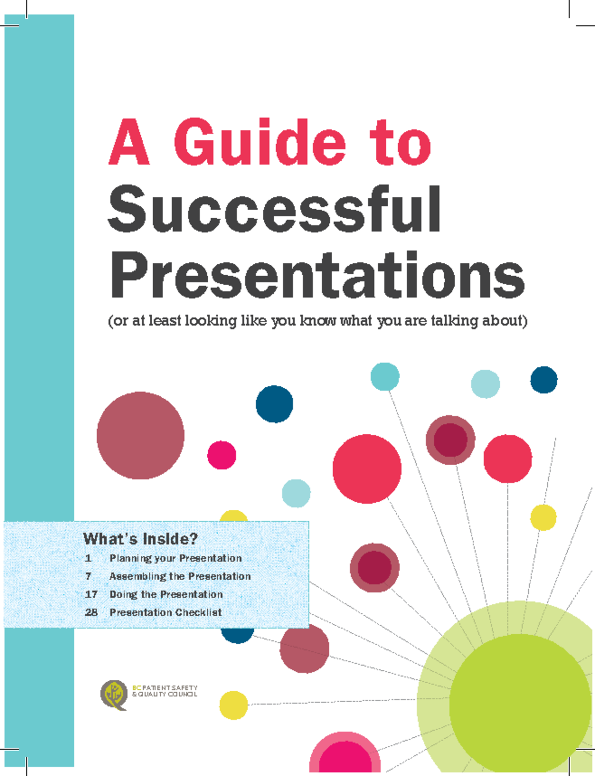 BC 101: Guide for Successful Presentations and Communication Skills ...