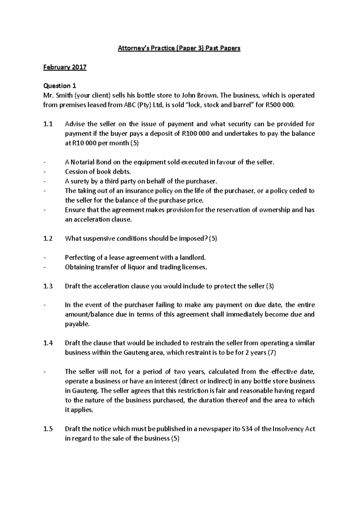 Paper 3 Ethics Past Exam Questions and Study Notes - Studocu