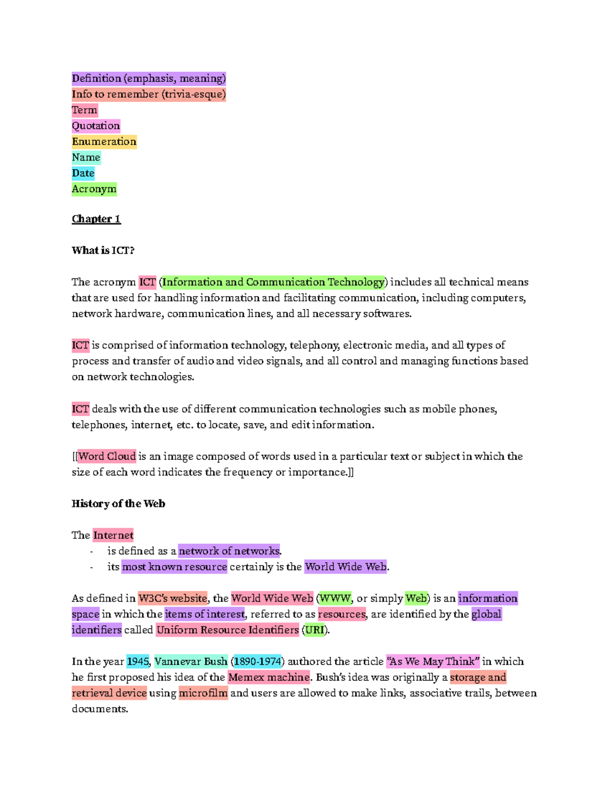 Em Tech Reviewer #1: Key Concepts in ICT and the Web - Studocu