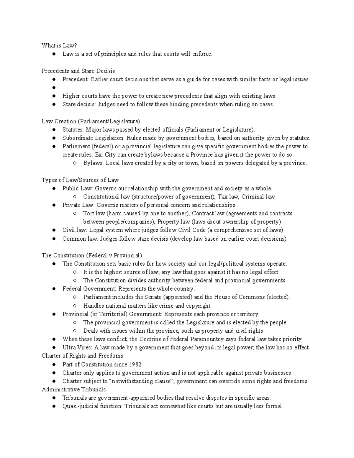 Law Notes: Understanding Legal Principles and Frameworks - Studocu
