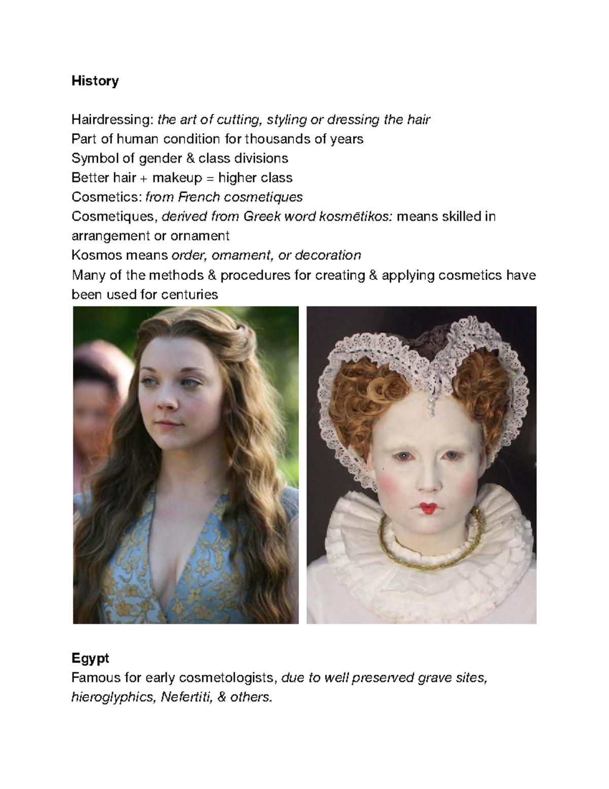 Introduction to Cosmetology History & Career Paths (COS 101) - Studocu