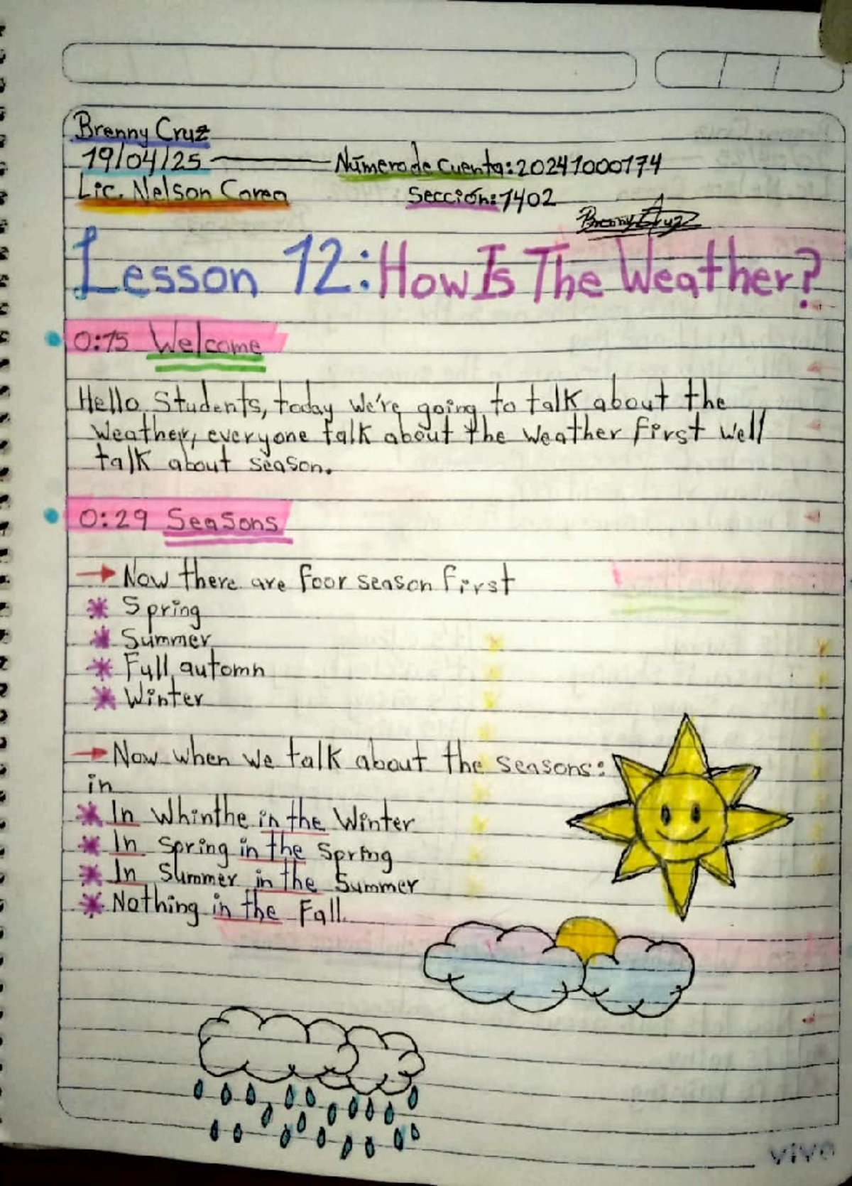 Cruz Brenny U2T4a44 - Lesson 44: English 1 Study Notes - Studocu