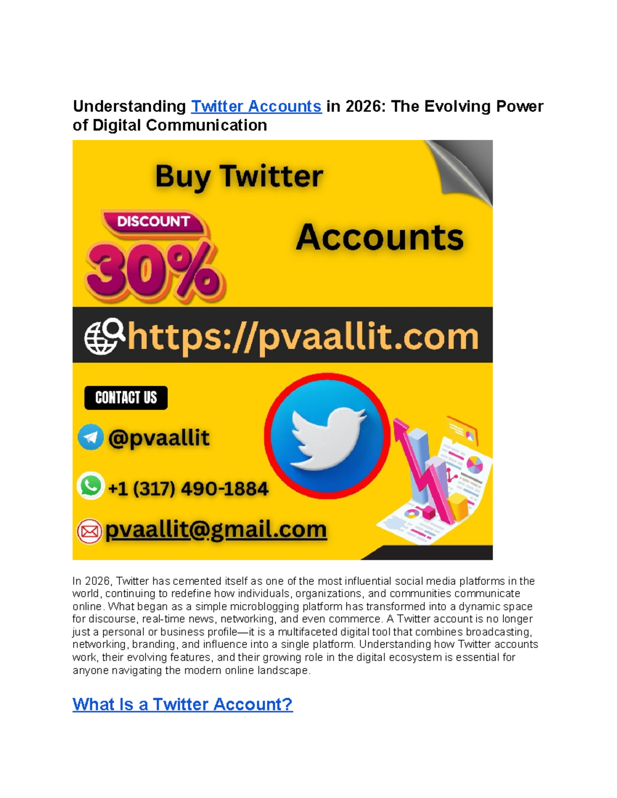 Understanding Twitter Accounts in 2026: Digital Communication Evolution ...