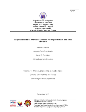 ABM- Applied Economics 12 Q1 W4 Mod4 - Warning: TT: undefined function: 32 Republic of the - Studocu
