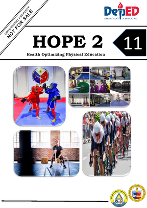 Edited-hope2 q2 Module 1 The Roleof Physical Activityin Managing Ones ...