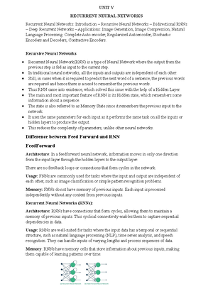 Neural Networks and Deep Learning (CCS355) unit 1 - CCS355 NEURAL ...