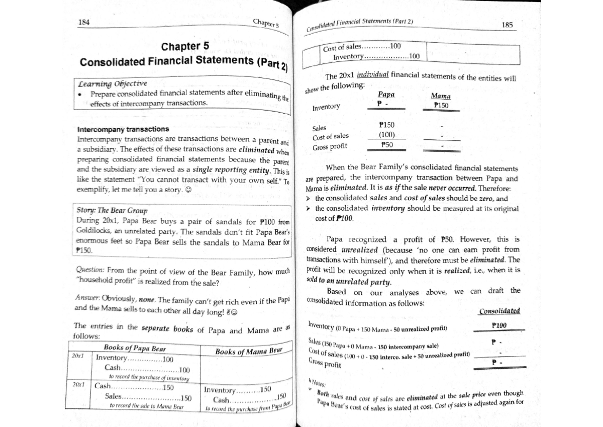 ABC-CHAP-5 - Accounting for Business Combinations Chapter 5 - 184 Chapter 5 Consolidated ...