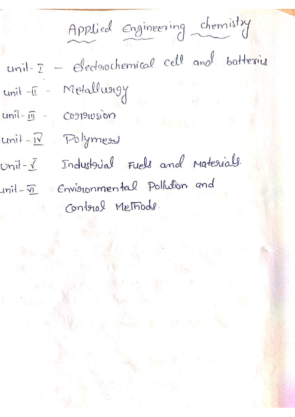 Applied Engineering Chemistry I: Electrochemical Cells & Batteries ...