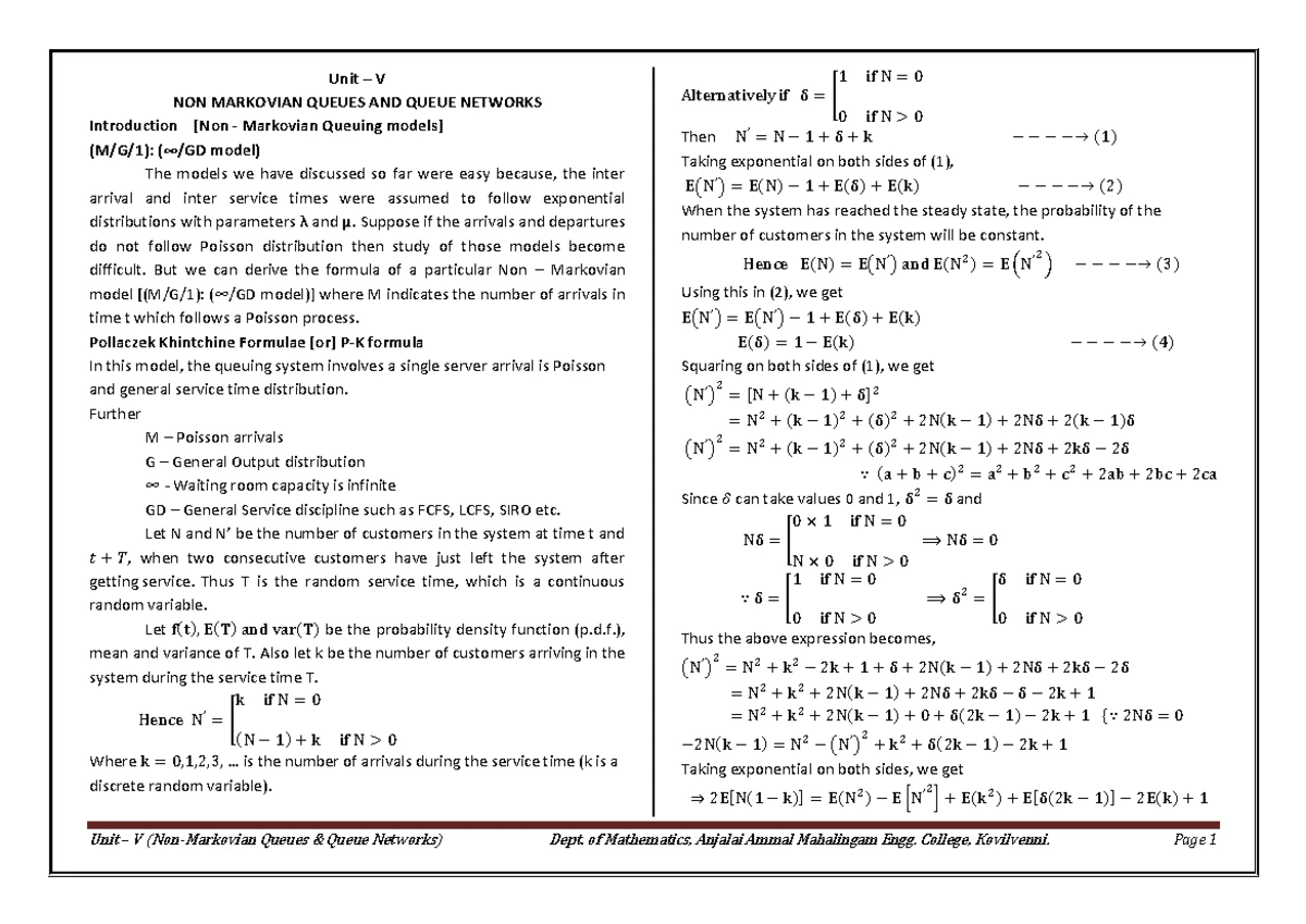 Cs3451 Evaluation Of Operating Systems Notes On Generational