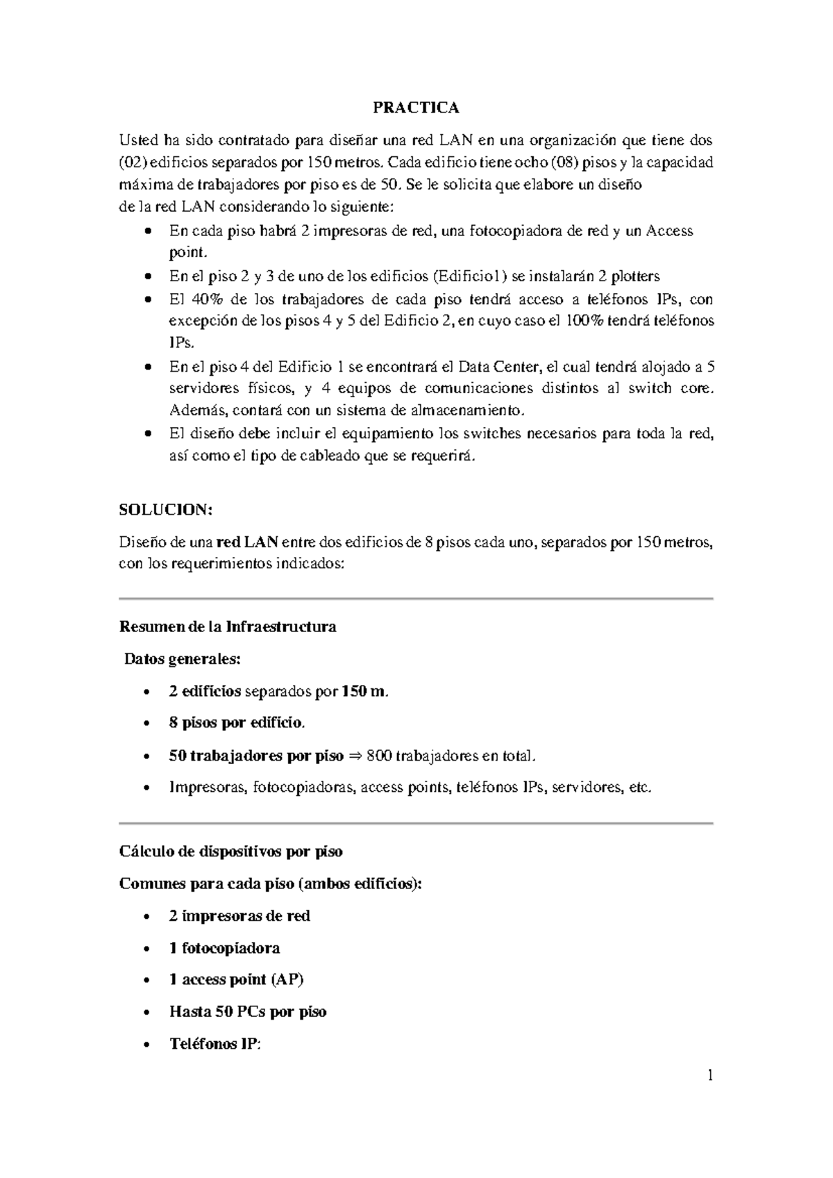 Diseño de Red LAN para 2 Edificios - PA Sistemas DE RED - Studocu