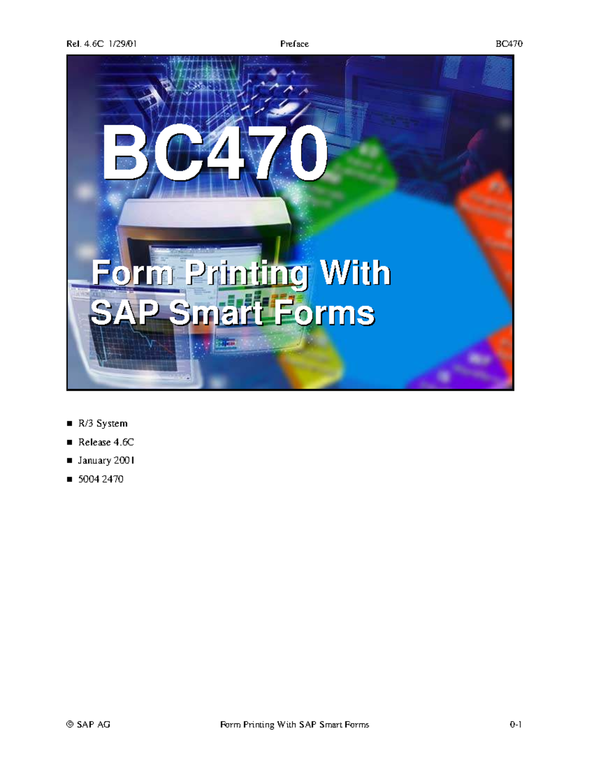 BC470 Form Printing with SAP Smart Forms: Course Overview and ...