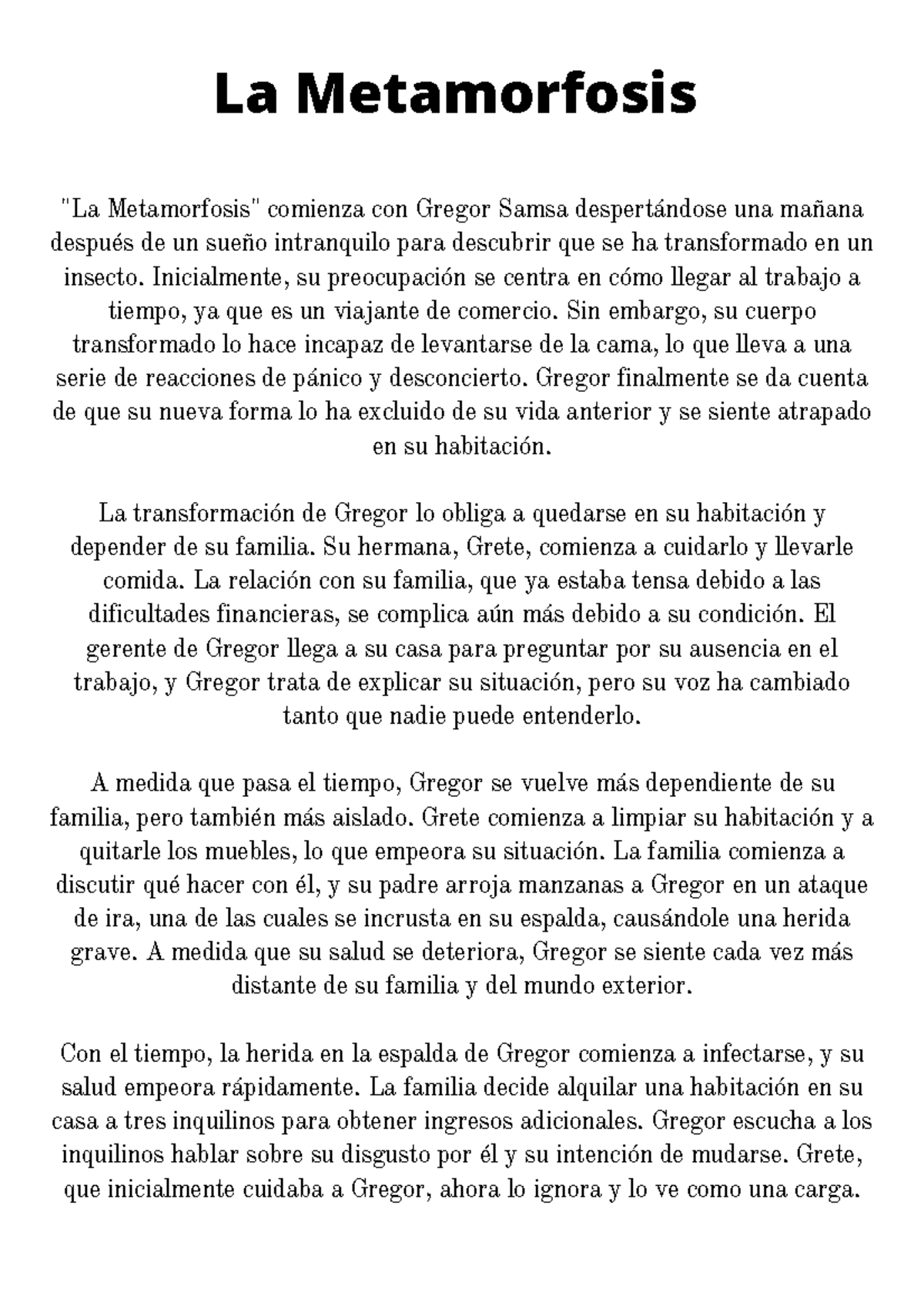 Hoja De Trabajo Sobre La Metamorfosis Alas De Colores Proyecto