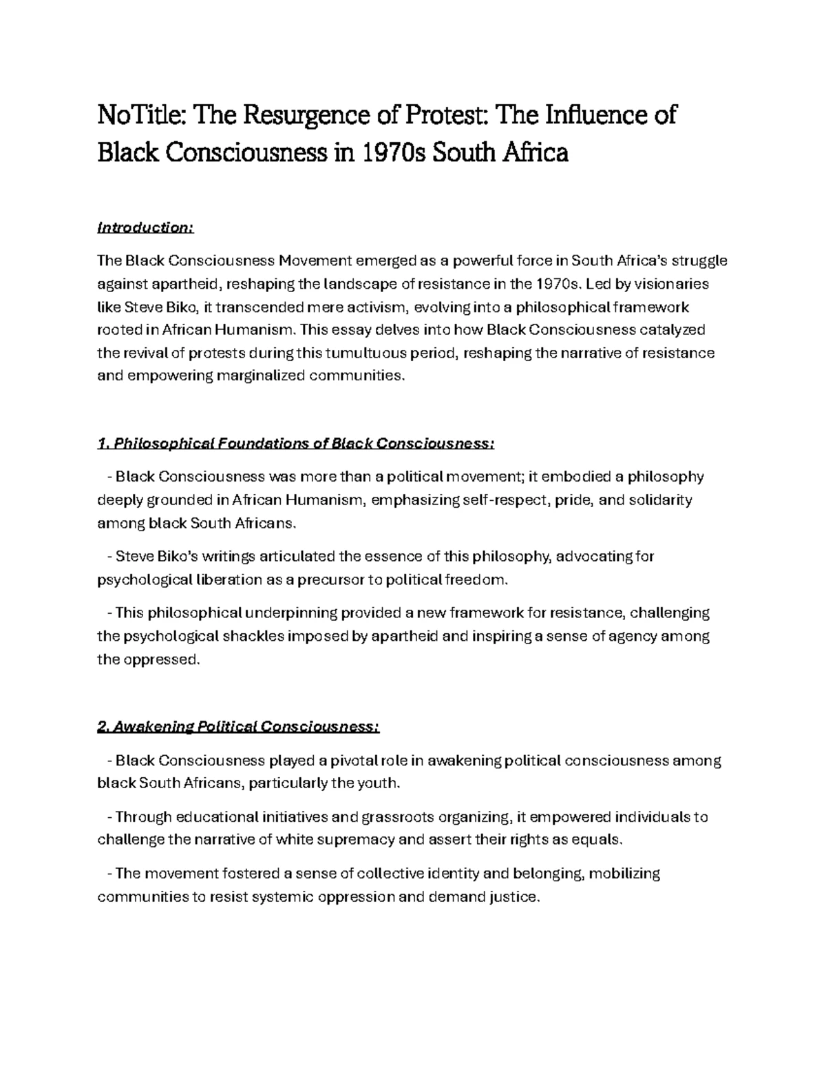 History Paper TWO Essay Revison 2024 - GRADE 12 2024 HISTORY PAPER TWO ESSAY PRACTICE QUESTION 4 ...