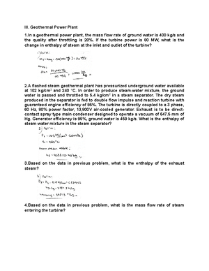 Assign 2 - Power Plant Design with Renewable Energy Problem Solving (1 ...