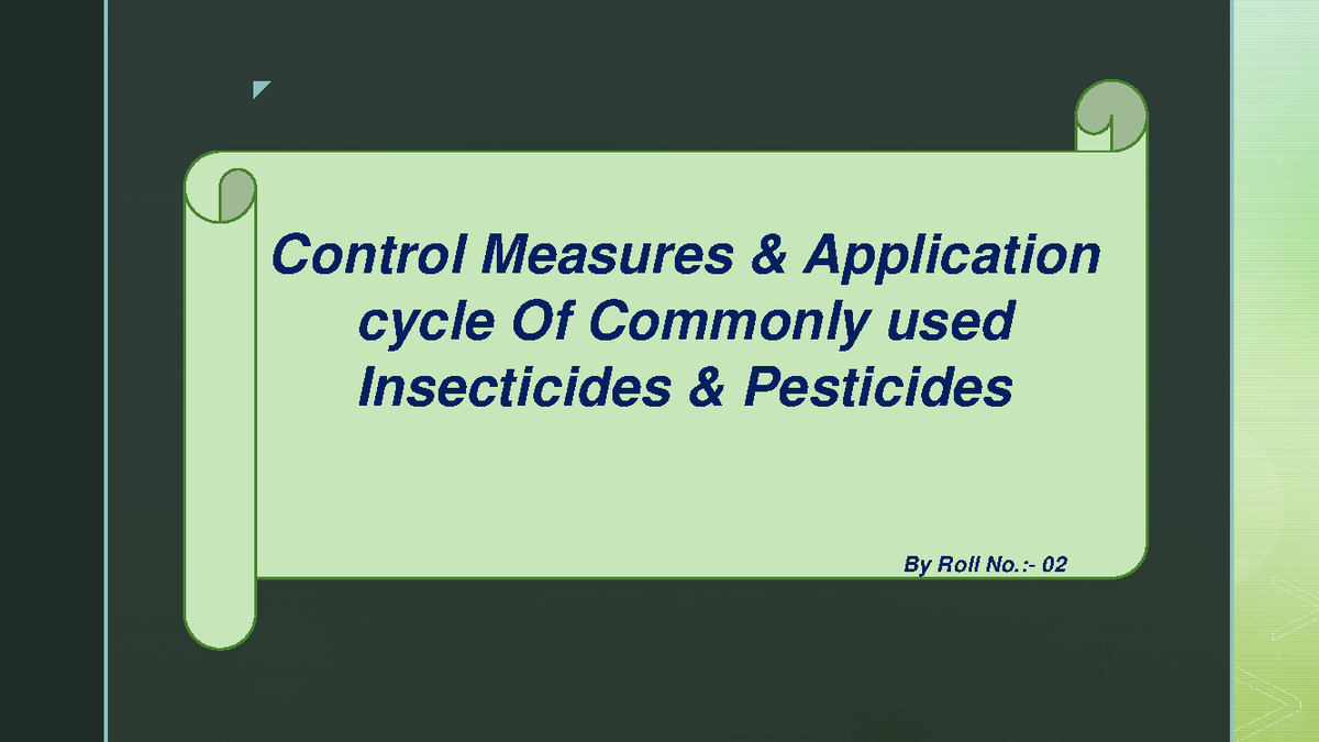Psm (02) - entomology notes as to how to do vector control ...