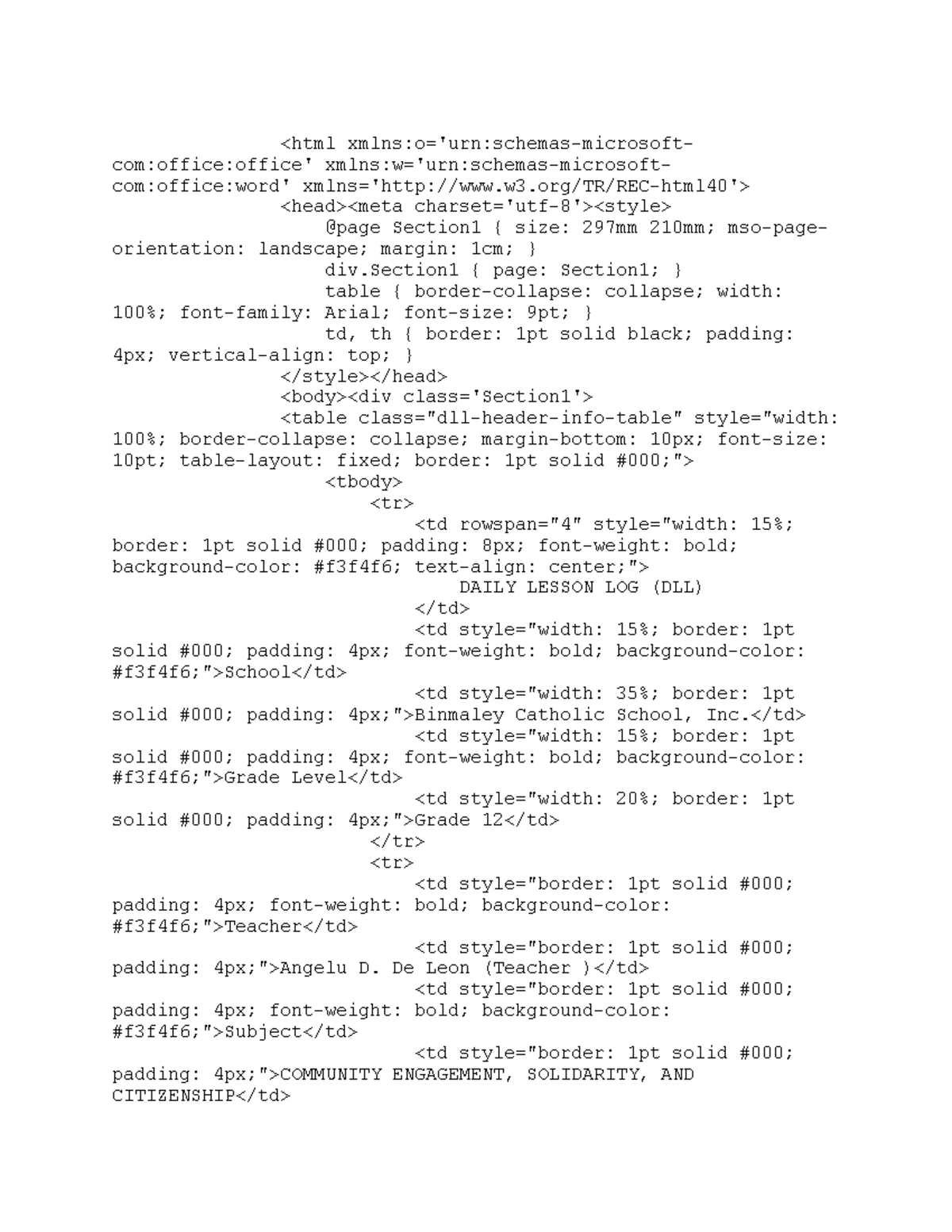 DLL Community Engagement, Solidarity, and Citizenship Notes - Studocu