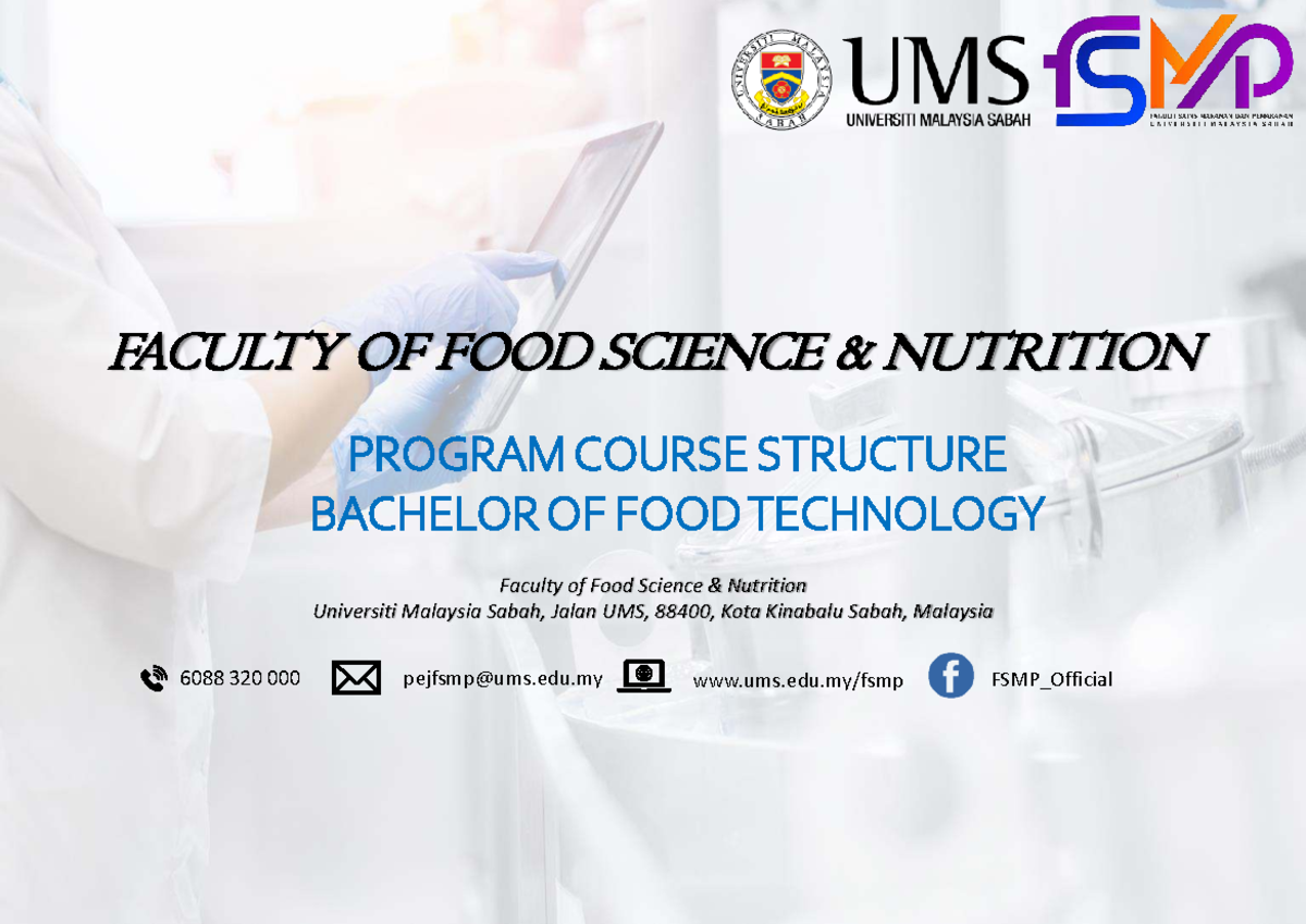 UH6541004 Food Technology Course Structure Prospectus 2022-2023 - Studocu