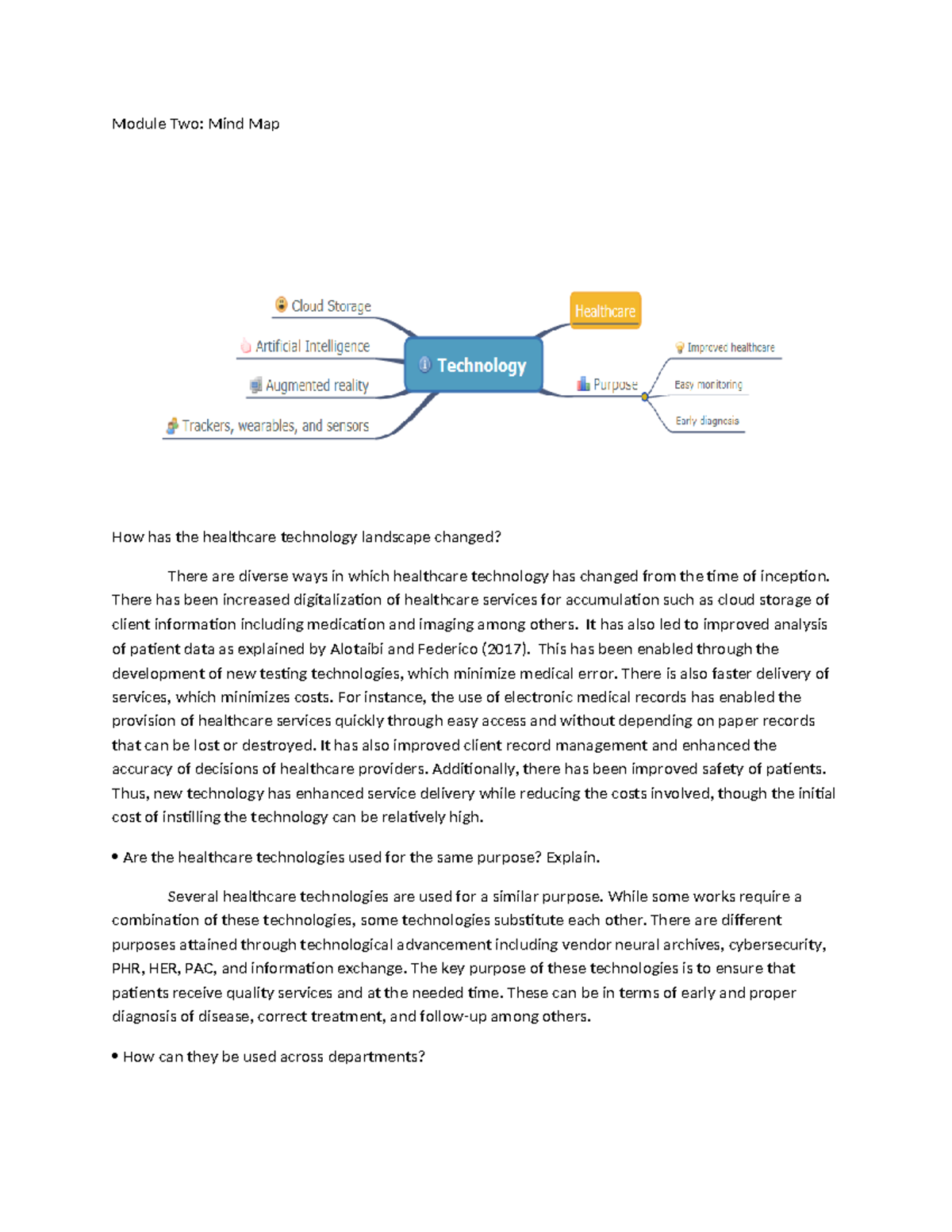 Healthcare Tech Evolution - Module Two Assignment Insights - Studocu