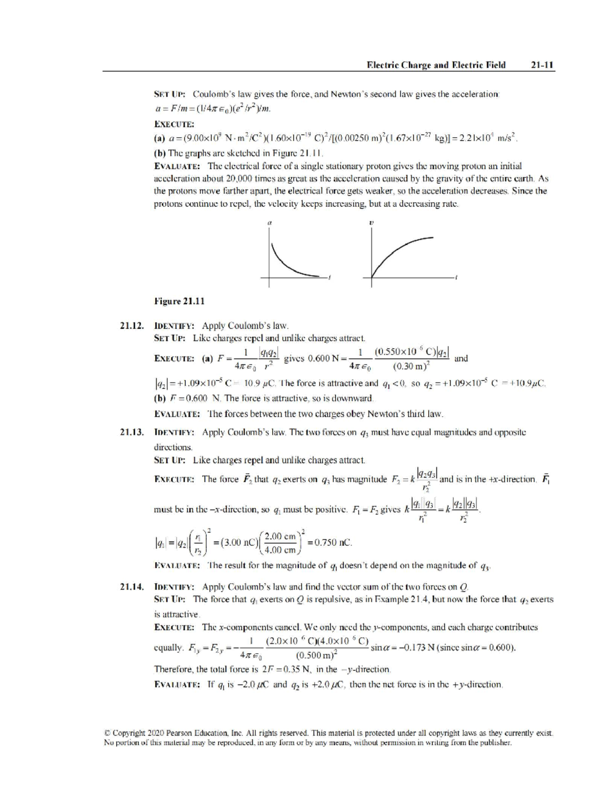 University Physics (PHYS 820) - Electric Charge & Field Analysis - Studocu