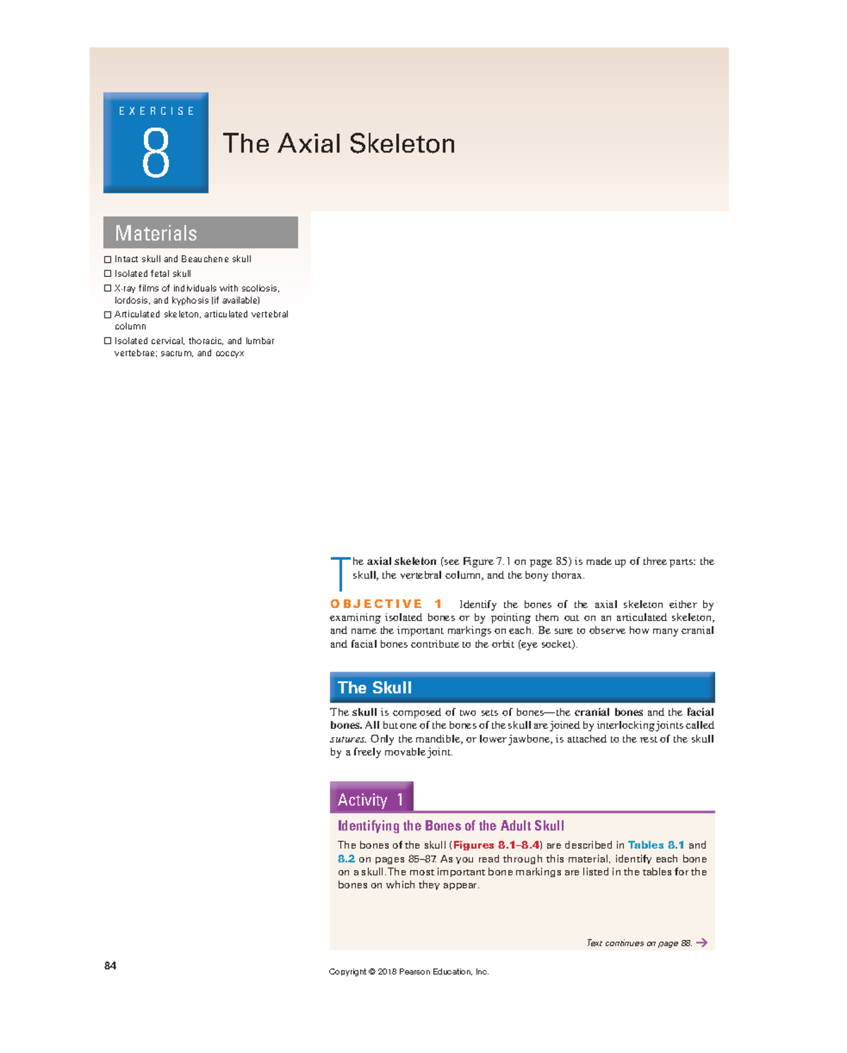 Quiz 1: The Axial Skeleton (Course Code: AXSK 101) - Studocu
