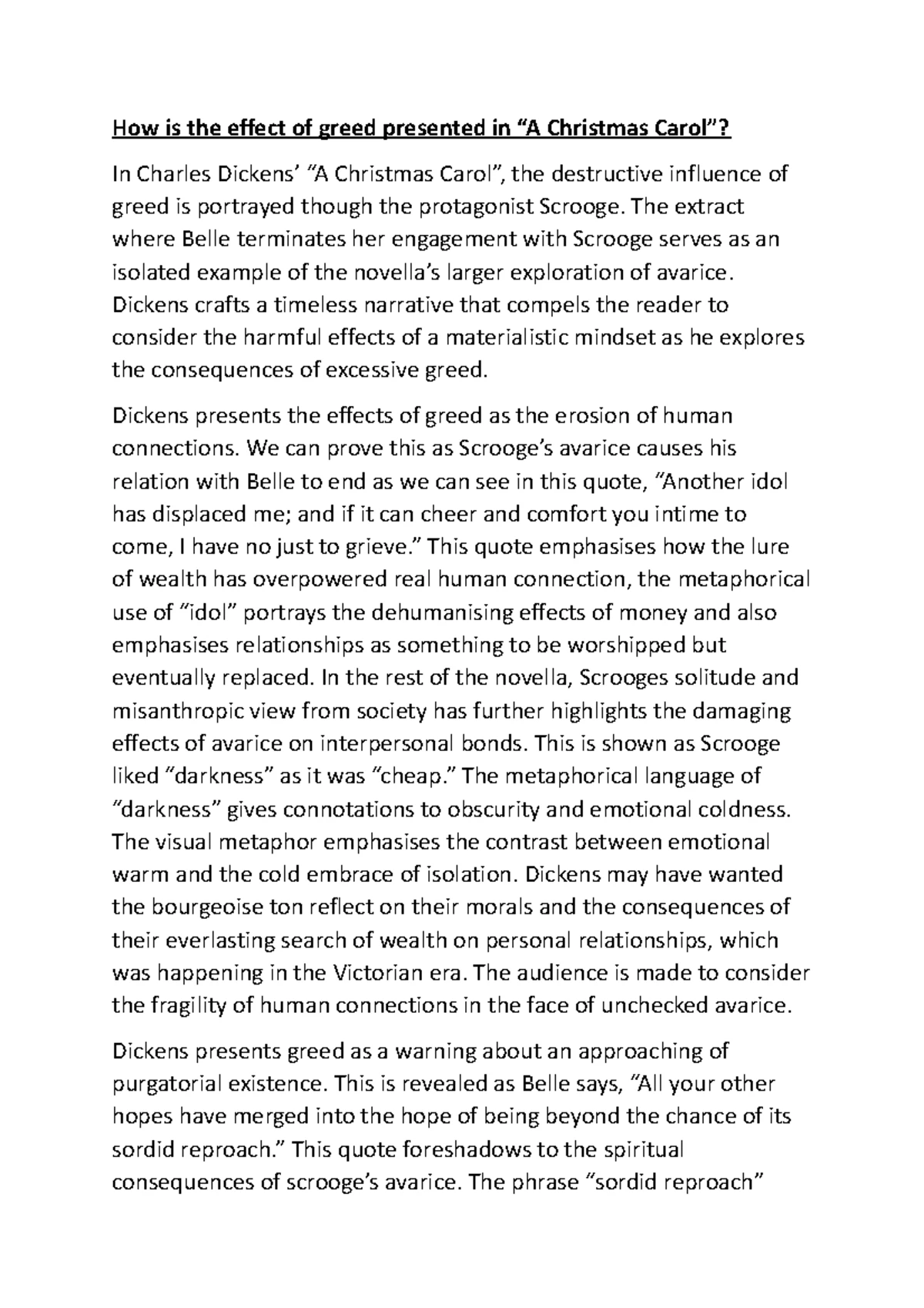 2025 A Christmas Carol Predicted Papers Analysis & Insights - Studocu