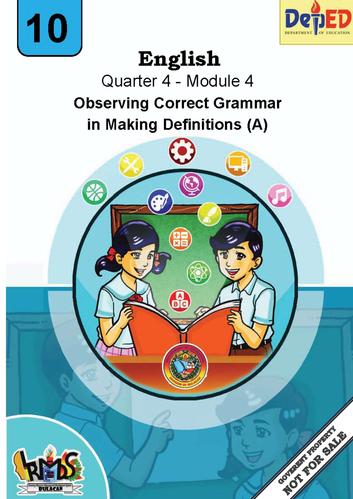 English 10 Q4: Module 4 - Grammar in Definitions and Meaning - Studocu