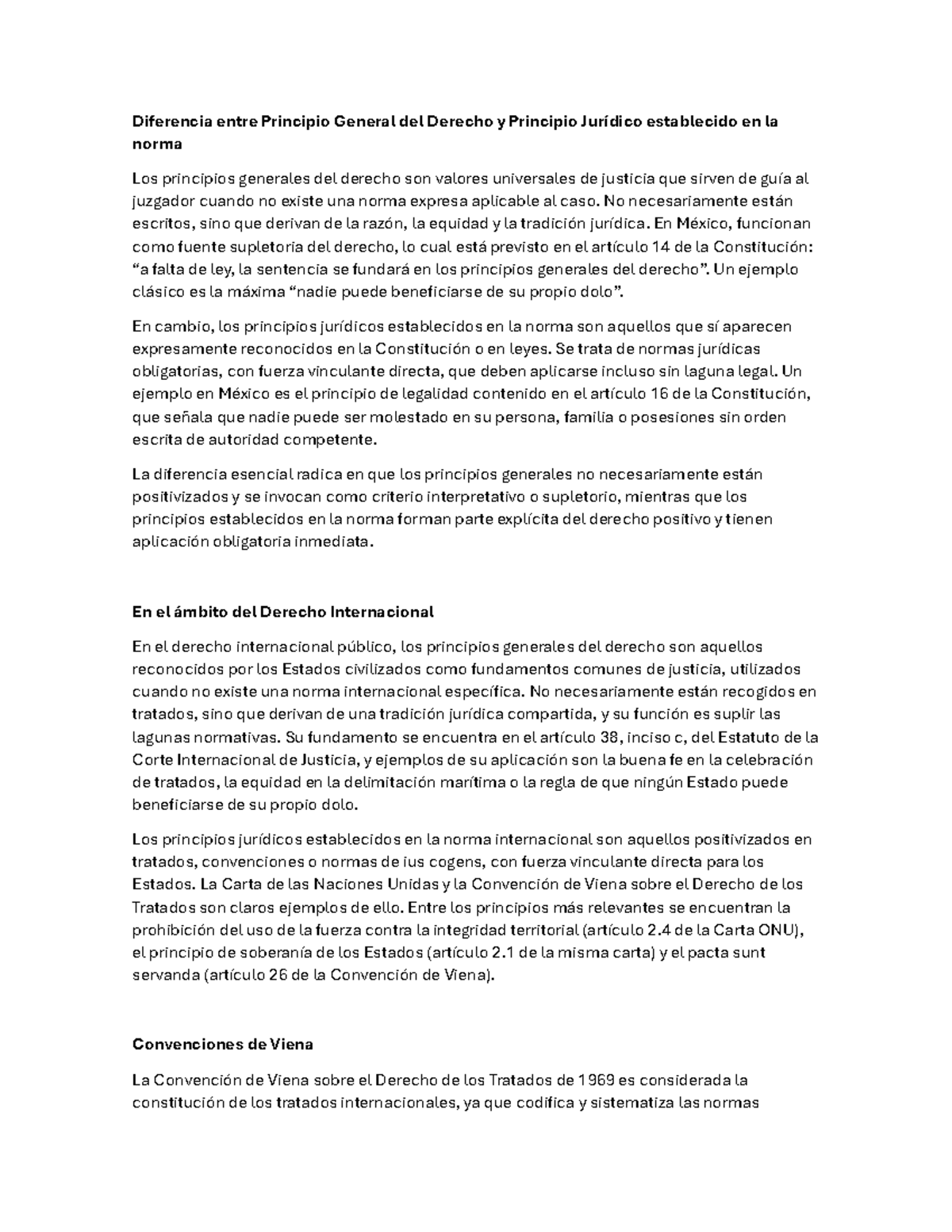 DIP1 - Diferencias entre Principios Generales y Jurídicos del Derecho ...