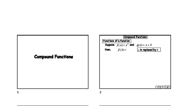 Compound Functions: Understanding Functions of a Function - Studocu
