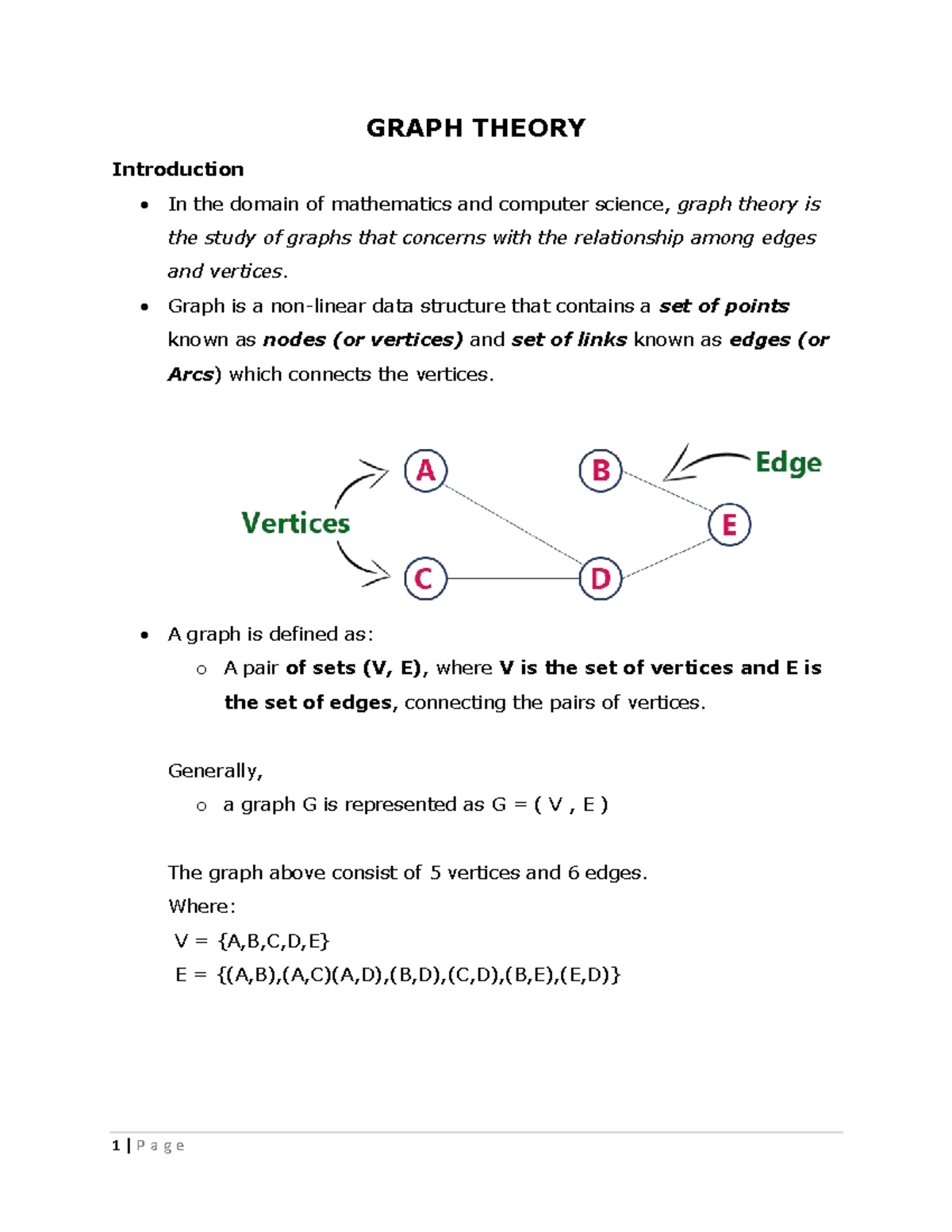 Graph Theory: BFS & DFS Traversal Techniques Explained - Studocu