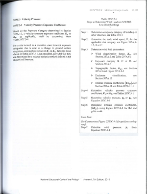 Pages from NSCP-2015 - Wind Directionality Factor Kd - 2-42 CHAPTER 2 ...