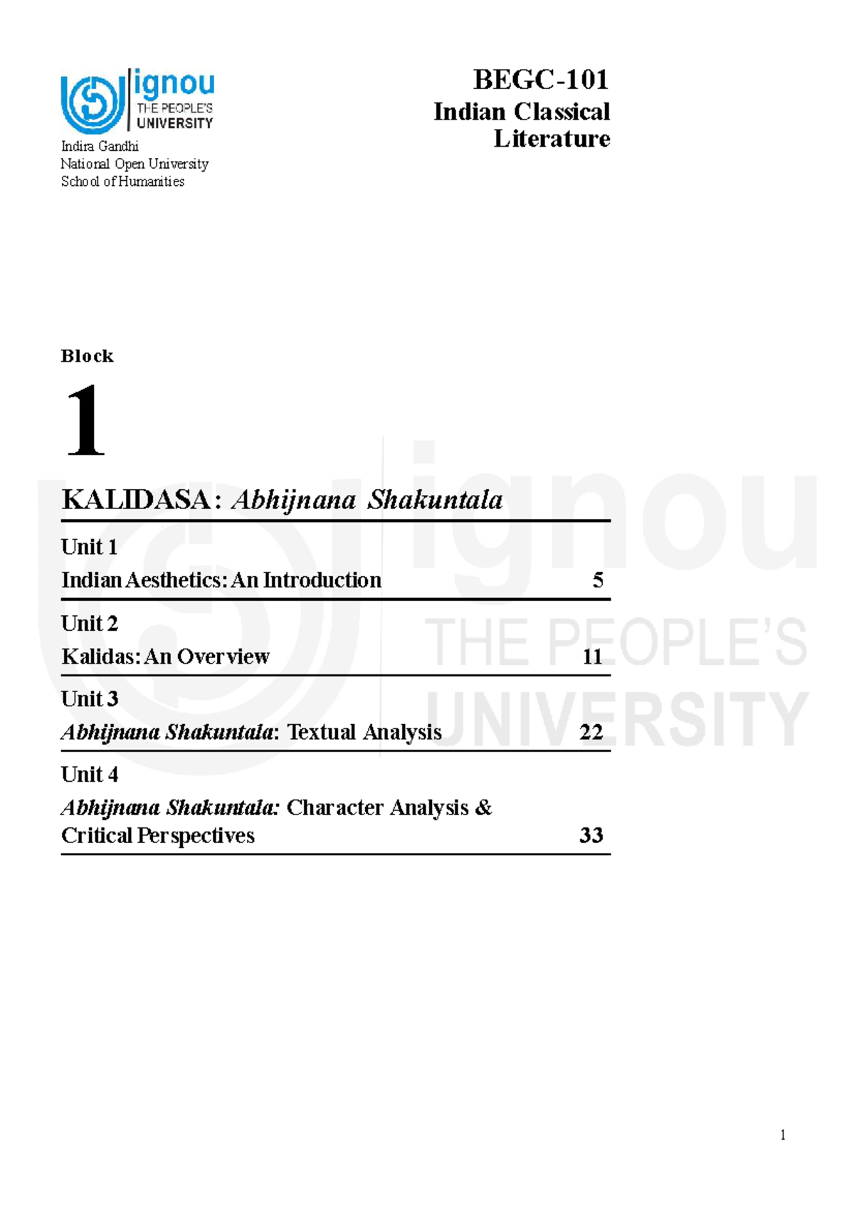 Kalidasa: Abhijnana Shakuntala - An Overview of Indian Classical ...
