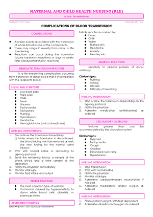 CHN - CHN Notes 1st sem - Community Health Nursing • The nursing ...