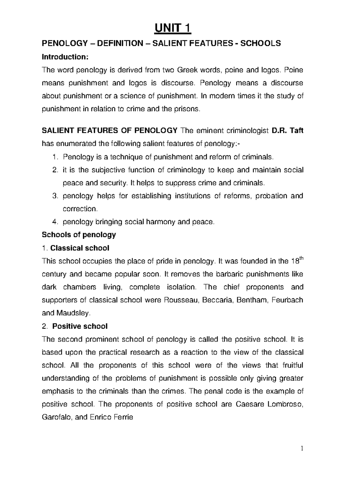Penology & Victimology: Key Concepts and Theories in Criminal Justice ...