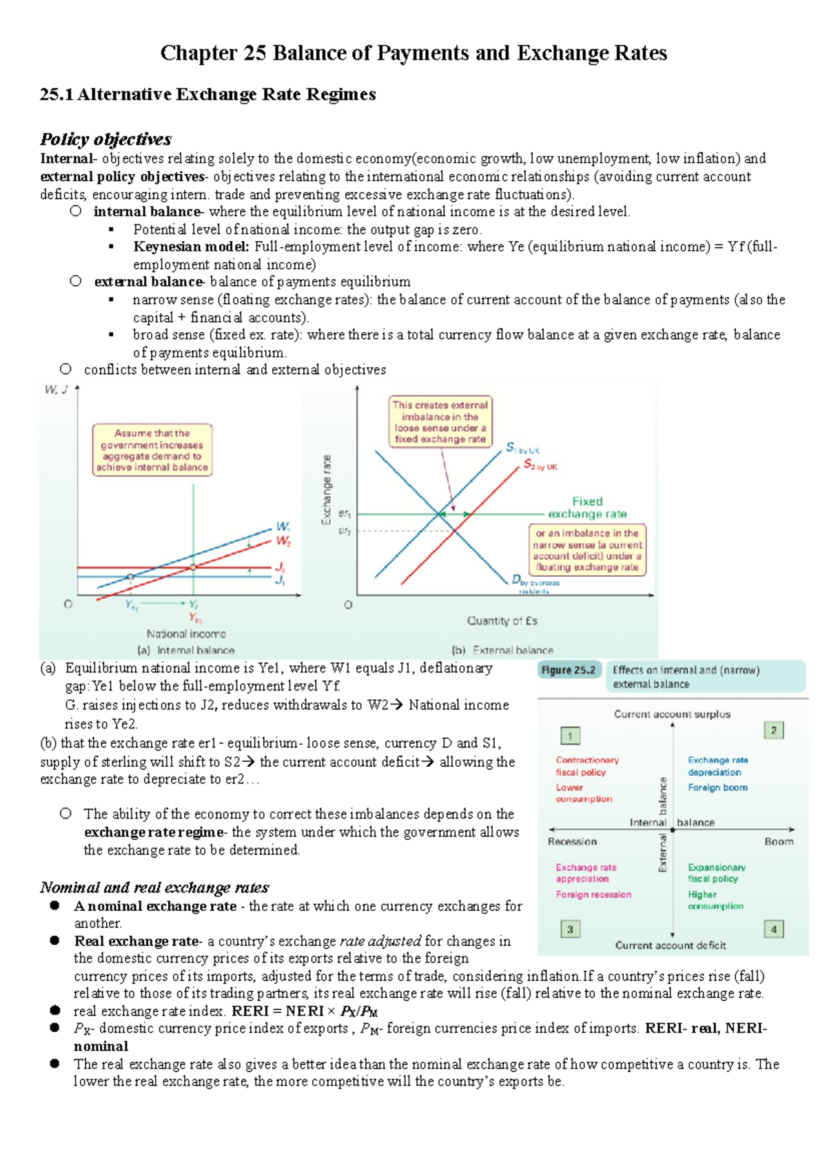 Chapter 25: Balance of Payments & Exchange Rate Regimes Explained ...