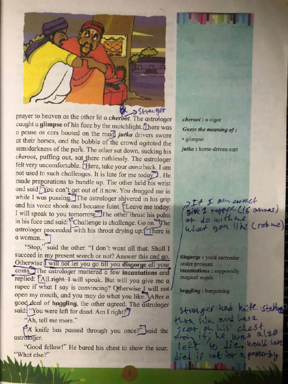 Chapter Notes: An Astrologer's Day (Simplified Summary) - Studocu